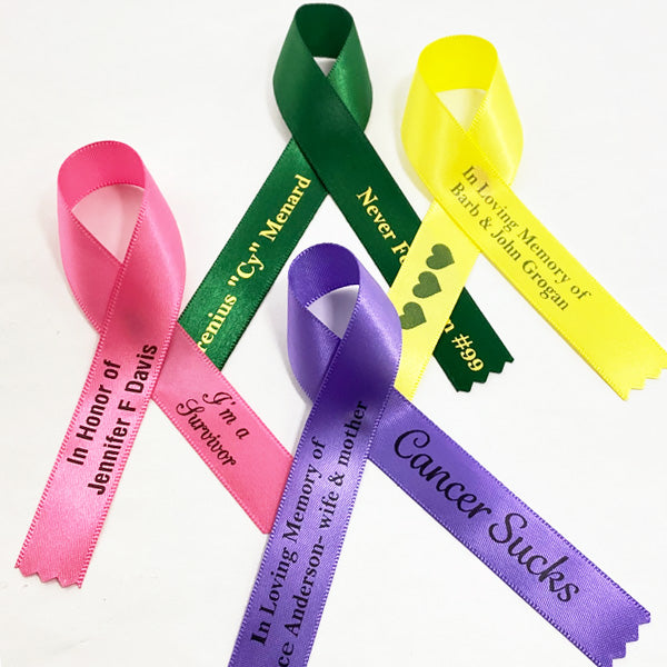 5/8" Create Your Own Awareness Ribbons | Shop Memorial Ribbon Online ...