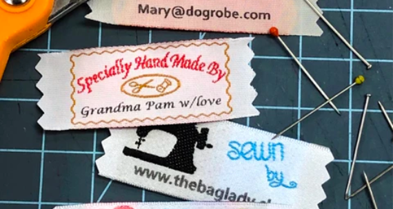 Sew In Labels | Order Custom Sew In Clothing Labels - Name Maker