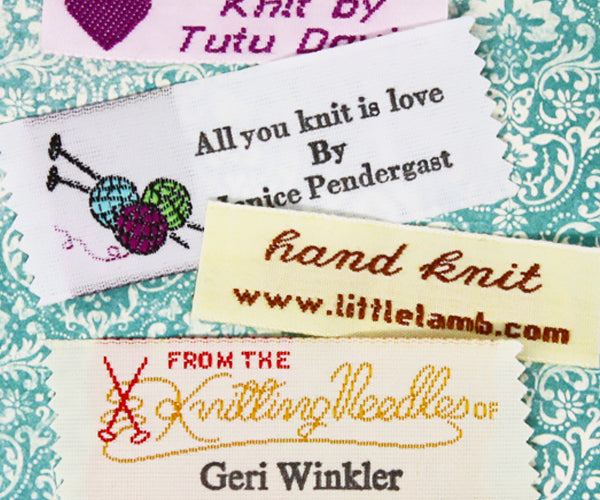 Knitting Labels | Shop for Personalized Knitting Labels for Your ...