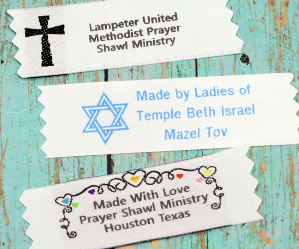 Prayer Shawl Labels & Religious Clothing Tags | Shop Religious Tags ...