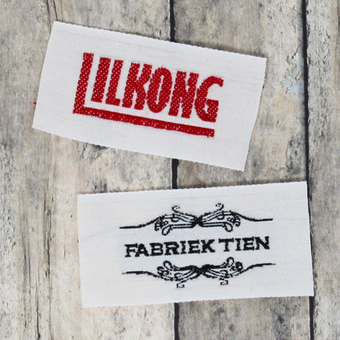 Custom Logo Labels | Order Personalized Logo & Text Clothing Labels