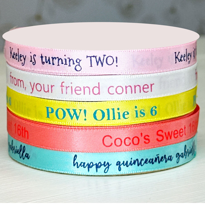 Birthday Ribbon | Shop Personalized Birthday Ribbons for Sale - Name Maker