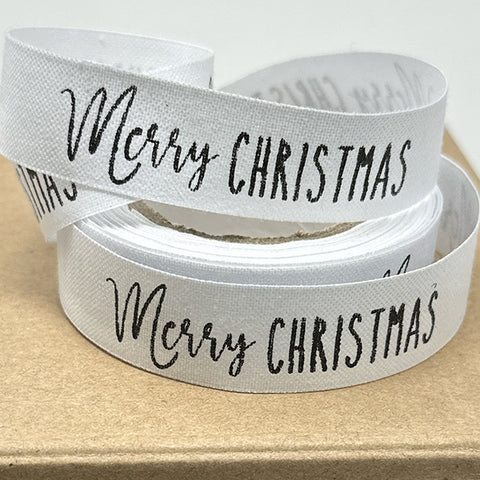 Christmas Ribbon | Shop Decorative Merry Christmas Ribbon in Bulk ...