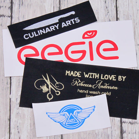 Custom Logo Labels | Order Personalized Logo & Text Clothing Labels