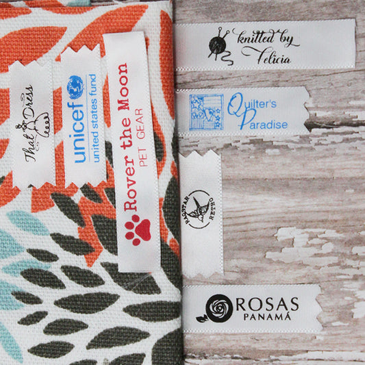 Custom Logo Labels | Order Personalized Logo & Text Clothing Labels ...