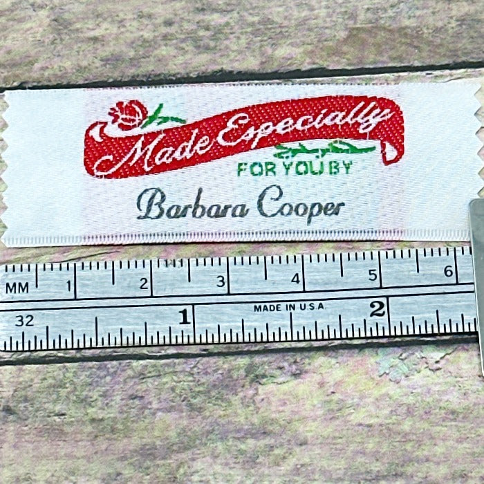 Personalized Clothing Labels Style 99: Made Especially For You