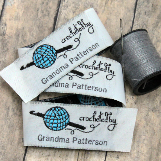 Custom Crochet Labels | Order Custom Crochet Tags & Labels for Handmade ...