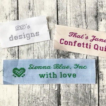 1" Personalized Cotton Sewing Labels – Name Maker