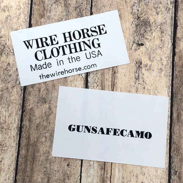 Custom Printed Nylon Text Labels-Order Online