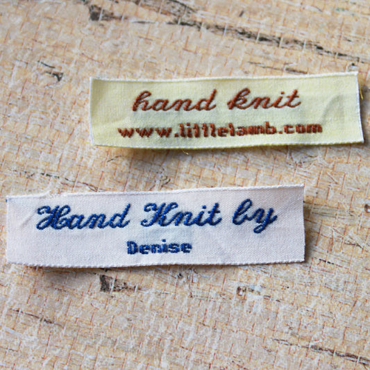 Knitting Labels | Shop for Personalized Knitting Labels for Your ...