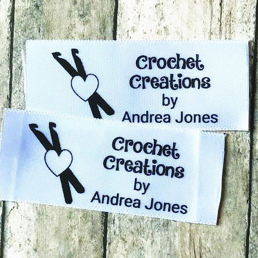 Custom Crochet Labels | Order Custom Crochet Tags & Labels for Handmade ...