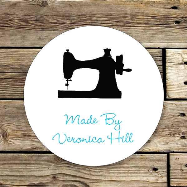 Vintage Sewing Gift Sticker – Name Maker