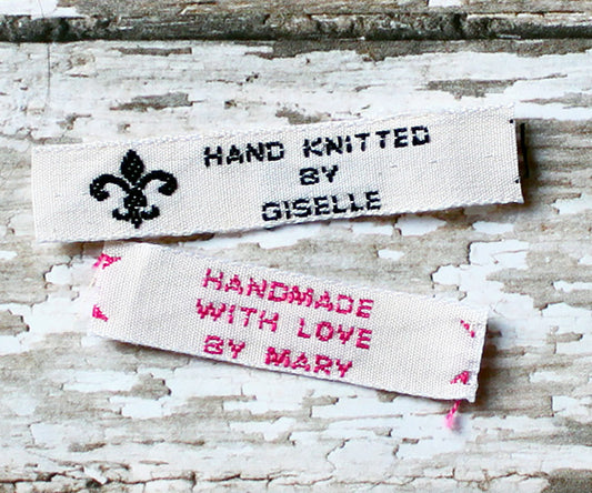 Knitting Labels | Shop for Personalized Knitting Labels for Your ...